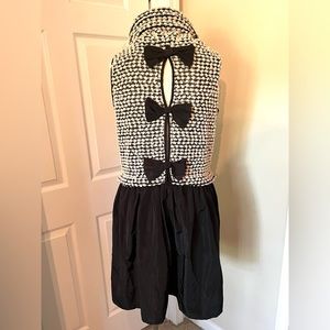 Ryu | Dresses | Ryu Black Knit Cowl Neck Bow Dress | Poshmark